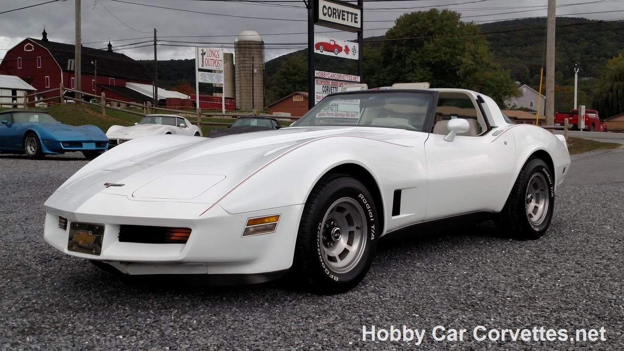 1980 White White Corvette 4spd For Sale - YouTube
