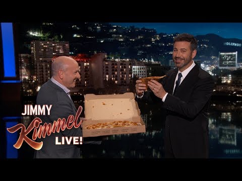 Jimmy Kimmel Tries Pumpkin Spice Pizza