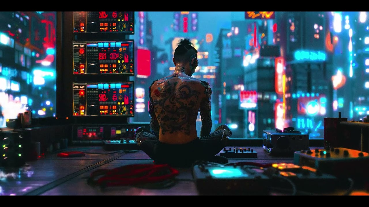 WAITING | Ethereal Cyberpunk Ambient Music for Relaxation - 1 hour ...