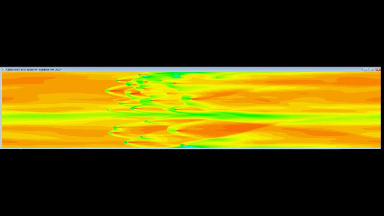 Meteorite rain simulation -- GPU computing - YouTube