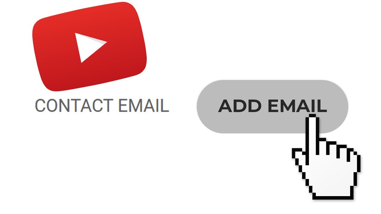 How to Add a Contact Email on your YouTube Channel - YouTube
