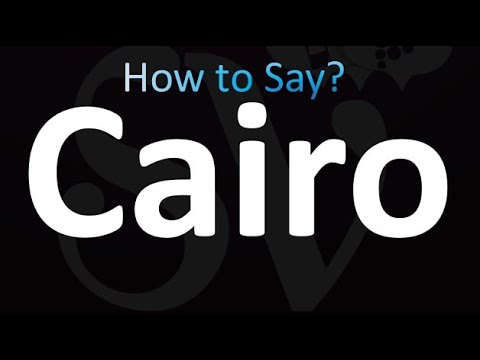 How to Pronounce Cairo (correctly!) - YouTube