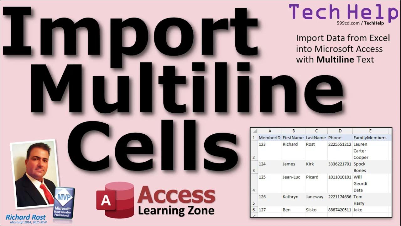 How to Import Data from Excel into Microsoft Access with Multiline Text (Cells with Line Breaks ...