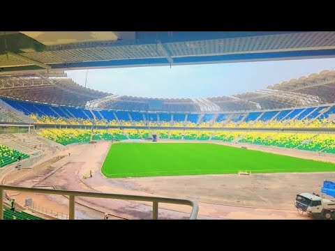 Amahoro stadium Rwanda renovation February 2024 at 90% completion - YouTube