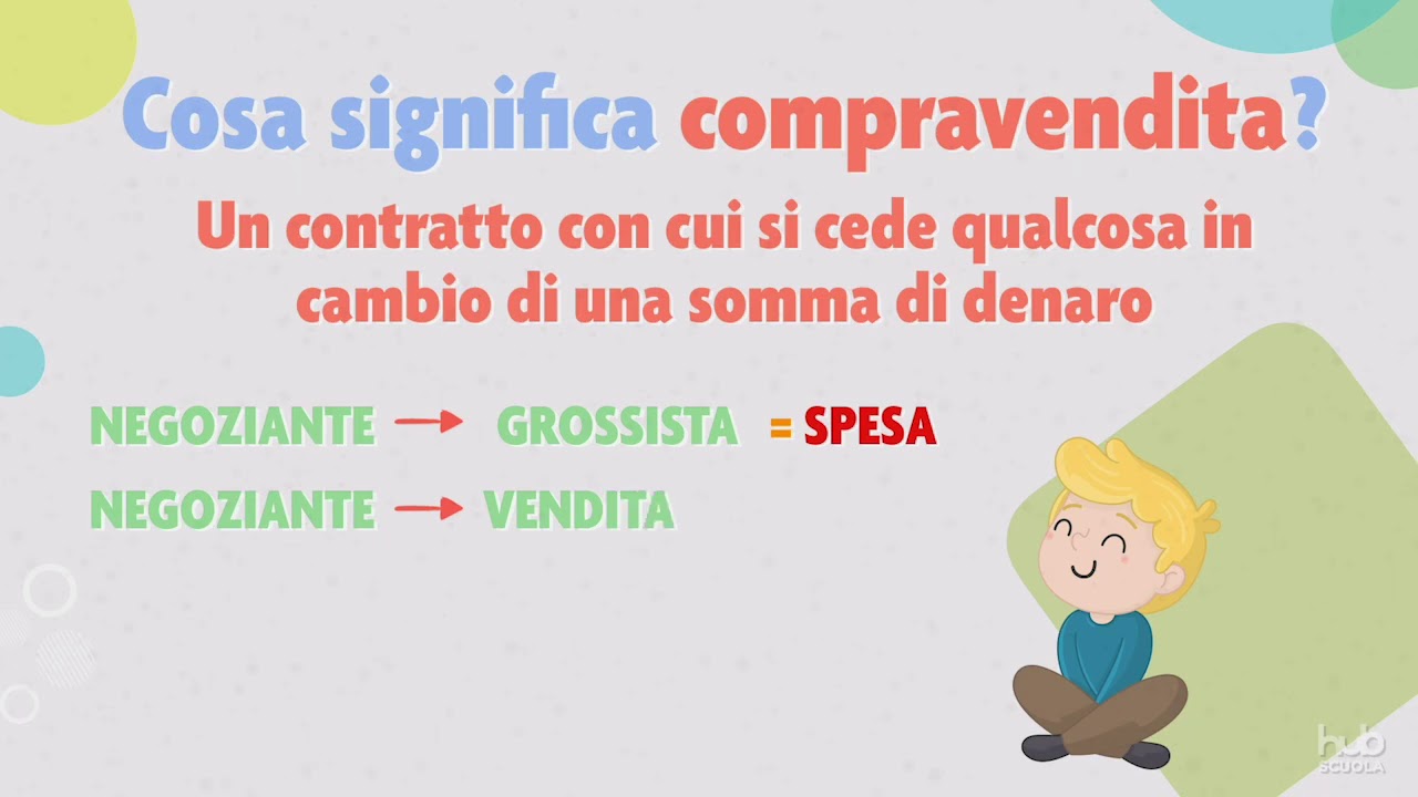 La compravendita - Classe 4 - YouTube