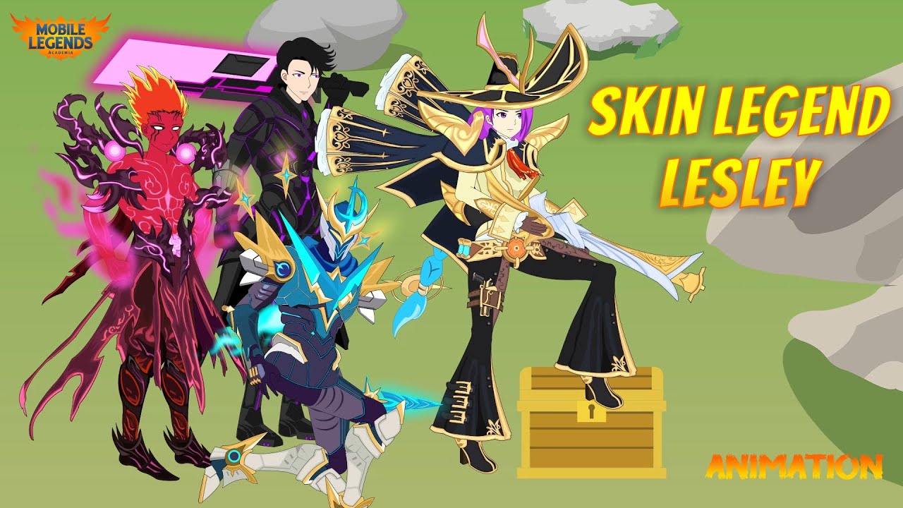 MOBILE LEGENDS ANIMATION | SKIN LEGEND LESLEY - SQUAD SULTAN FULL SKIN ...