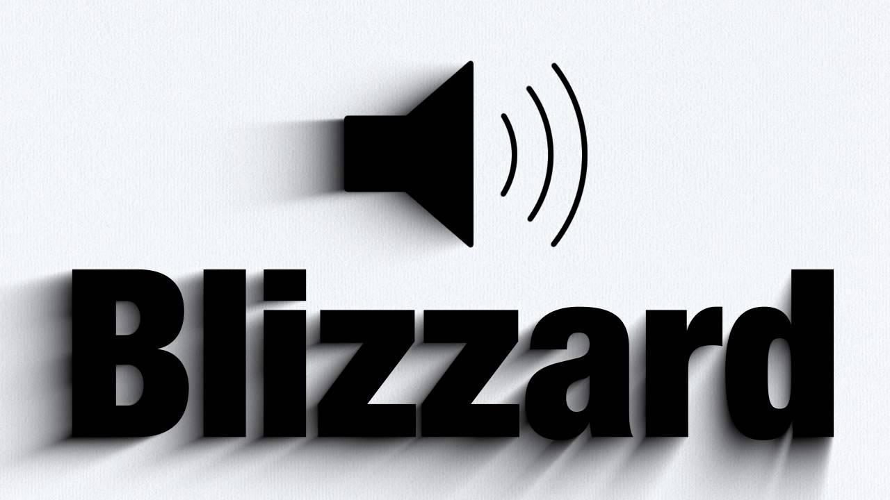 Blizzard Sound Effect - YouTube