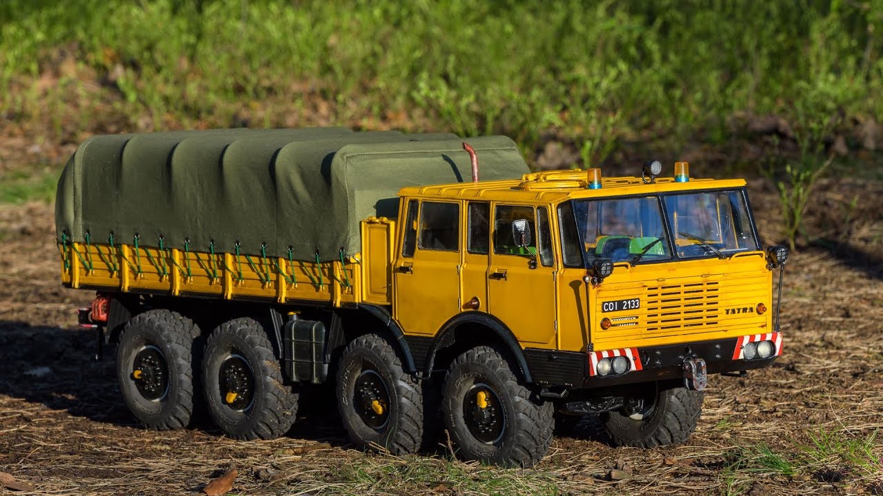 Tatra 813 Kolos 8x8 - Cross RC DC8 - stages of building the model ...