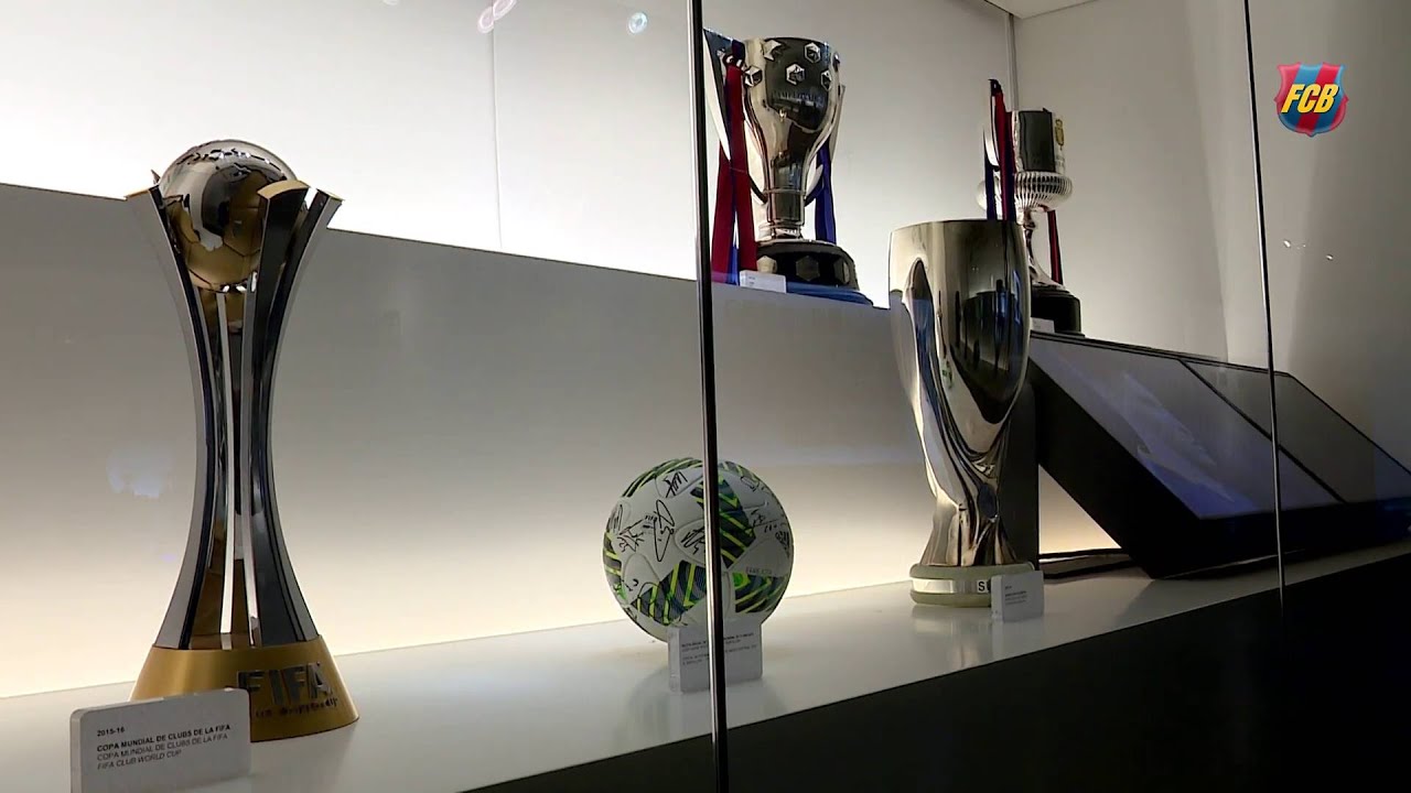 The four cups won in the 2015/16 season are now on display at the ...