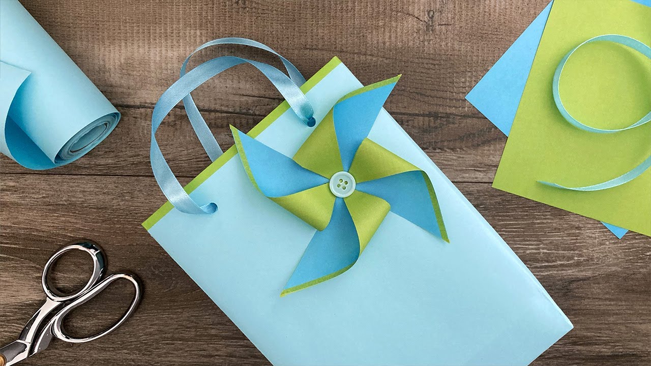 Pinwheel Gift Bag | Gift Packaging | DIY Crafts - YouTube