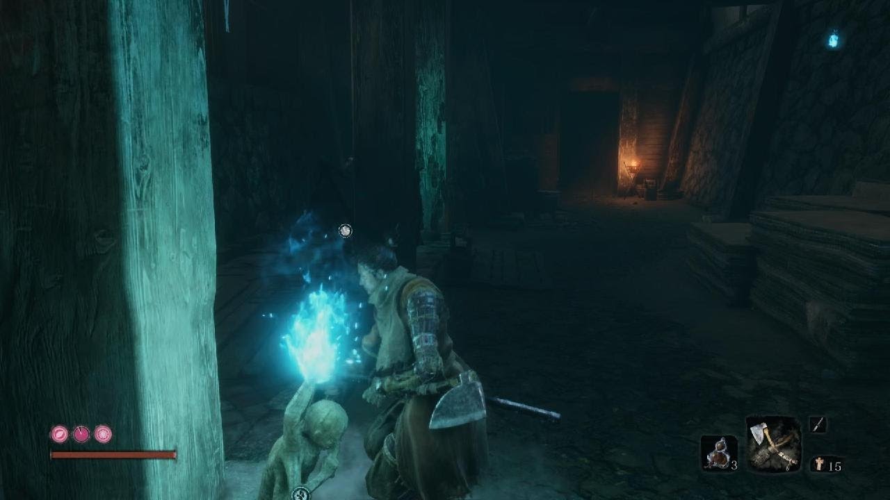 Sekiro:(easy) Early pacifying Agent farm&location - YouTube