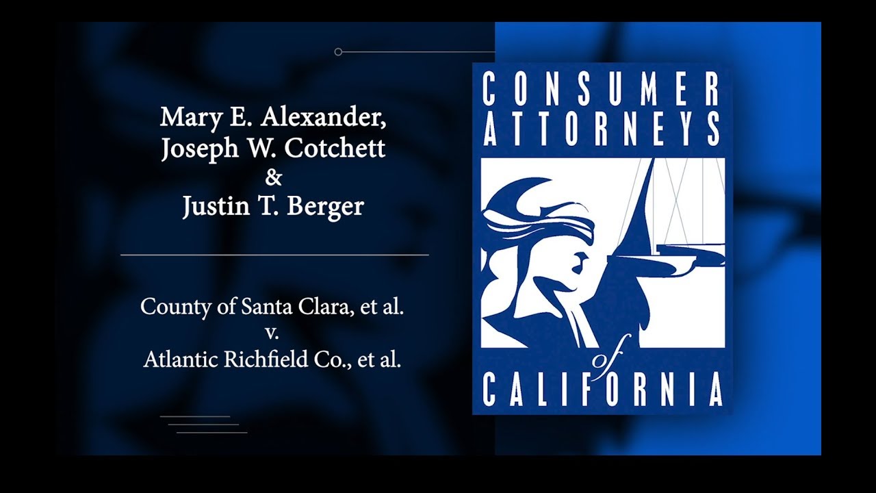 Mary Alexander, Joseph Cotchett & Justin Berger - YouTube