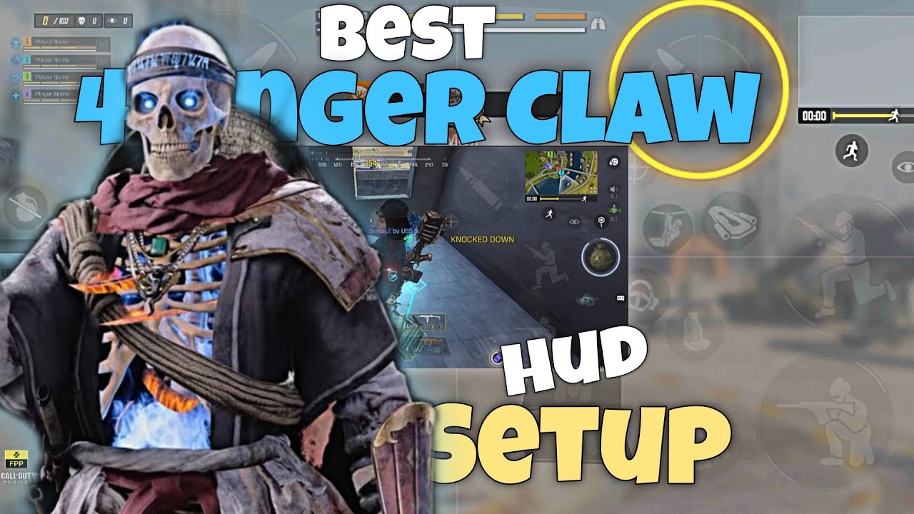 BEST 4 Finger Claw HUD For Cod Mobile (100% Accuracy) - YouTube