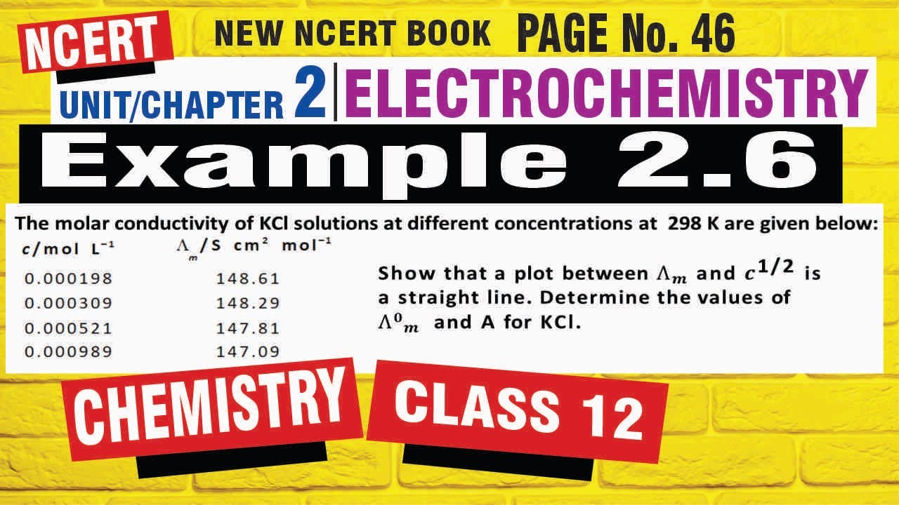 ncert example 2.6 | class 12 Chemisry | Chapter 2 | electrochemistry | ncert Example 2.6 ...