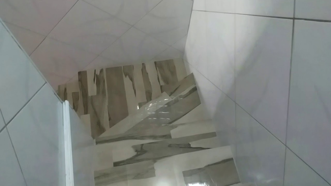 Escada de porcelanato e calçada top - YouTube
