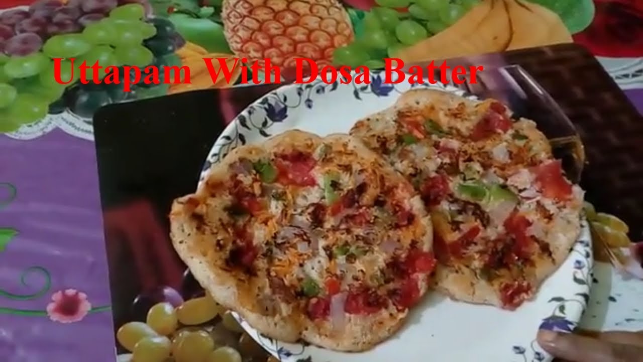 Uttapam Recipe With Dosa Batter In 5 Minutes By Bandana Kitchen ...