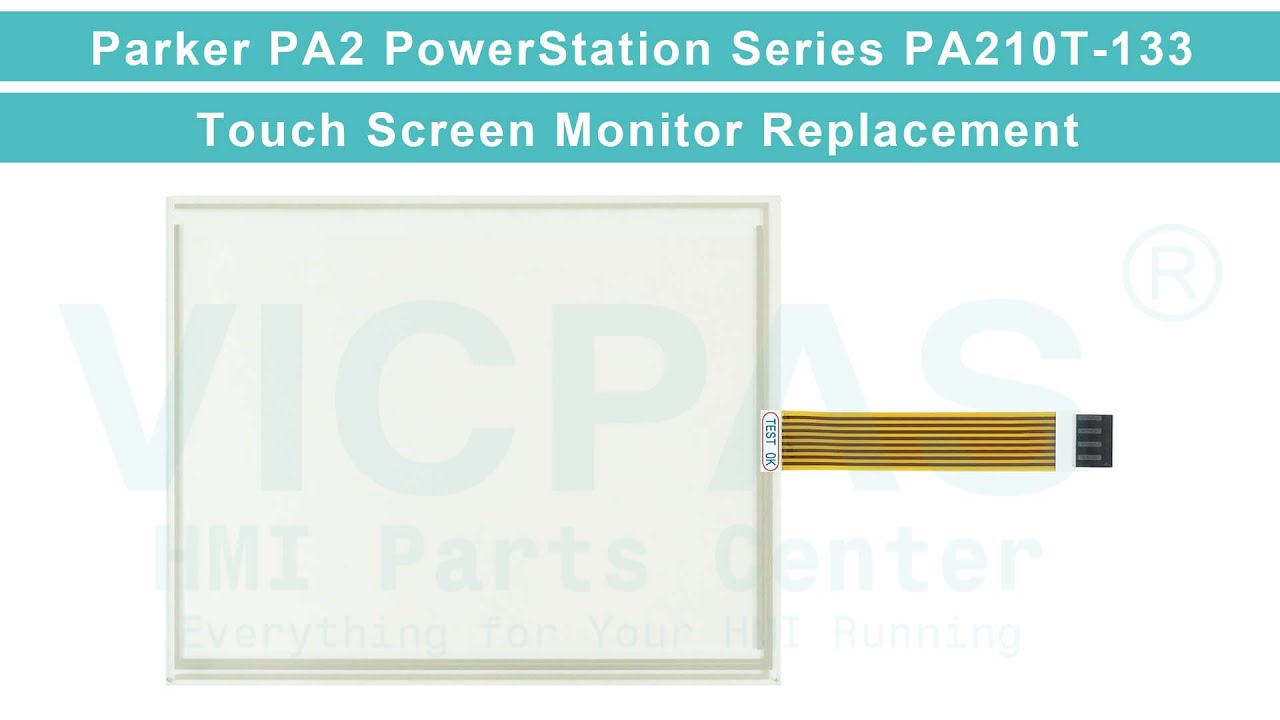 Parker PA2 PowerStation Series PA210T-133 Touch Digitizer Glass Repair ...