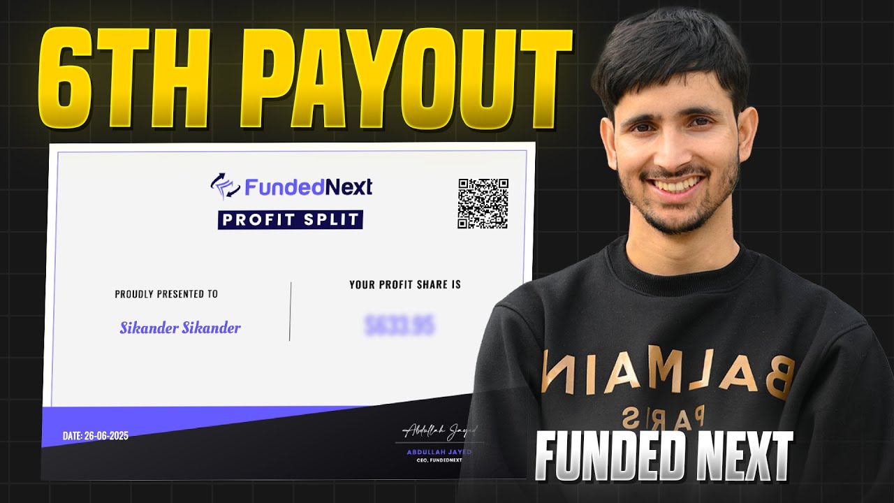 6th Payout From Funded Next // Only One Account - YouTube