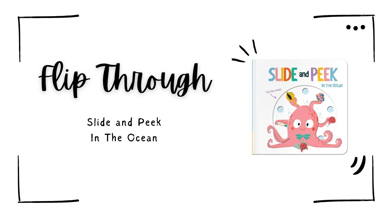 Flip Through Book: Slide and Peek In The Ocean - YouTube
