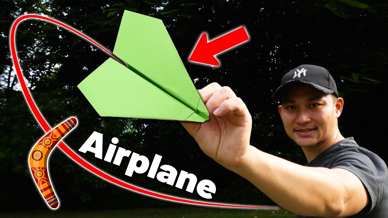 Creativity, paper airplanes return to you | Fold a paper airplane - YouTube