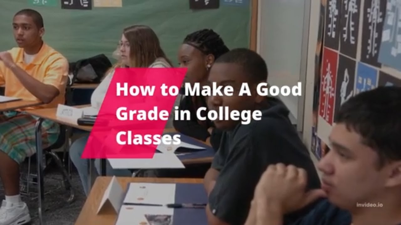 How to Make A Good Grade in a College Class - YouTube
