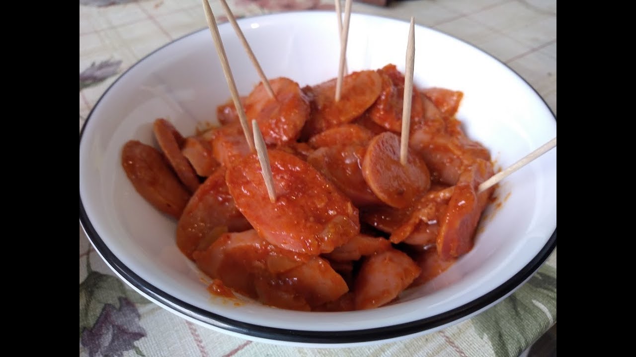 COMO HACER SALCHICHAS AL CHIPOTLE - SALCHICHAS ENCHIPOTLADAS - YouTube