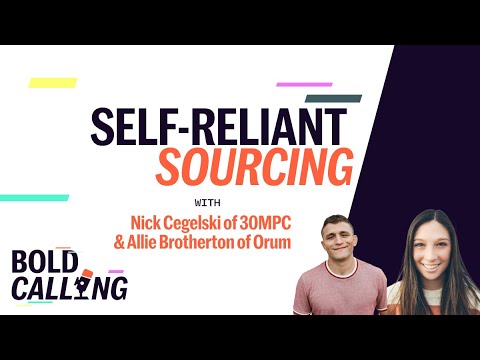 🚀 Self-reliant sourcing | Bold Calling Podcast 🎙️ Season 3: Episode 2 ...