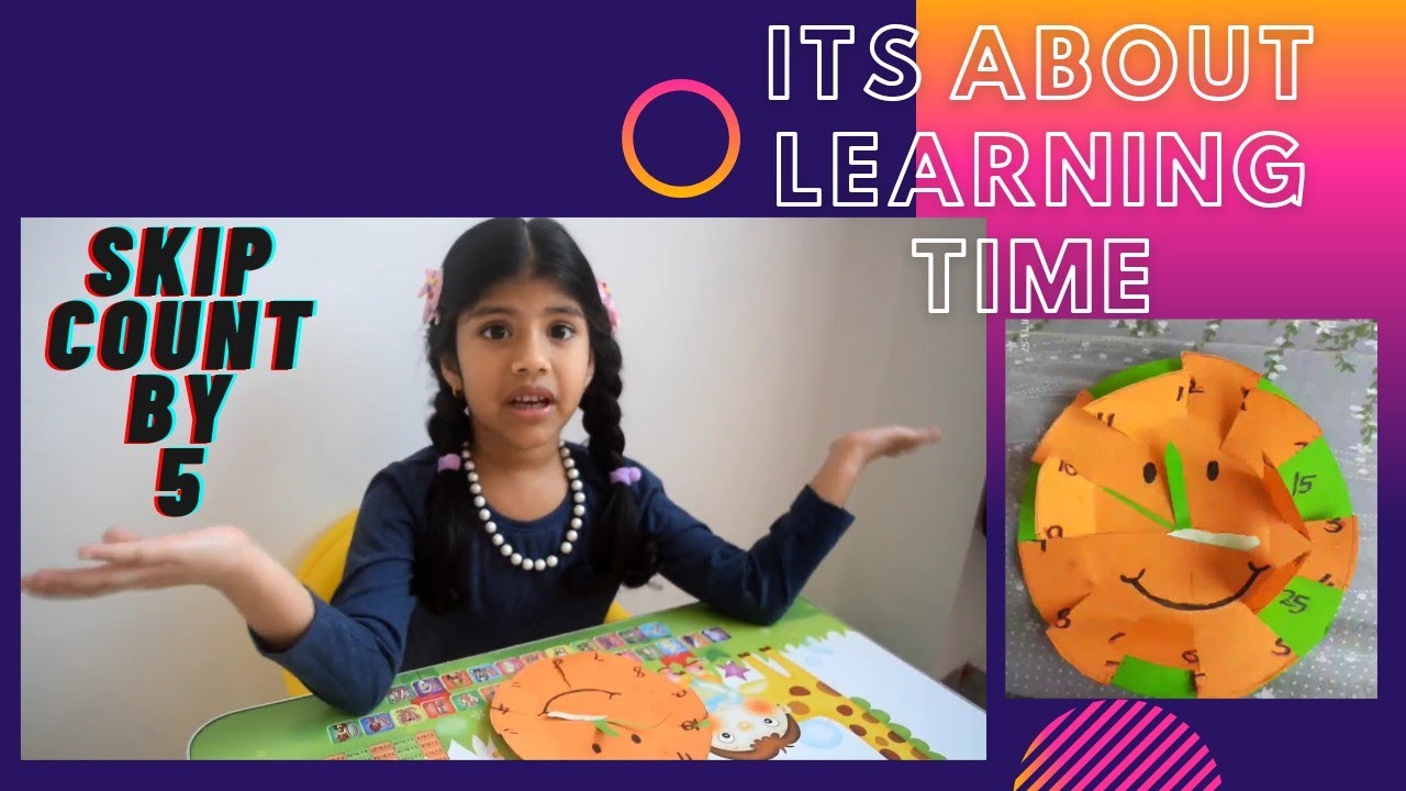 Telling Time for Children | Fun & Learn with Clock | Skip Count by 5 ...