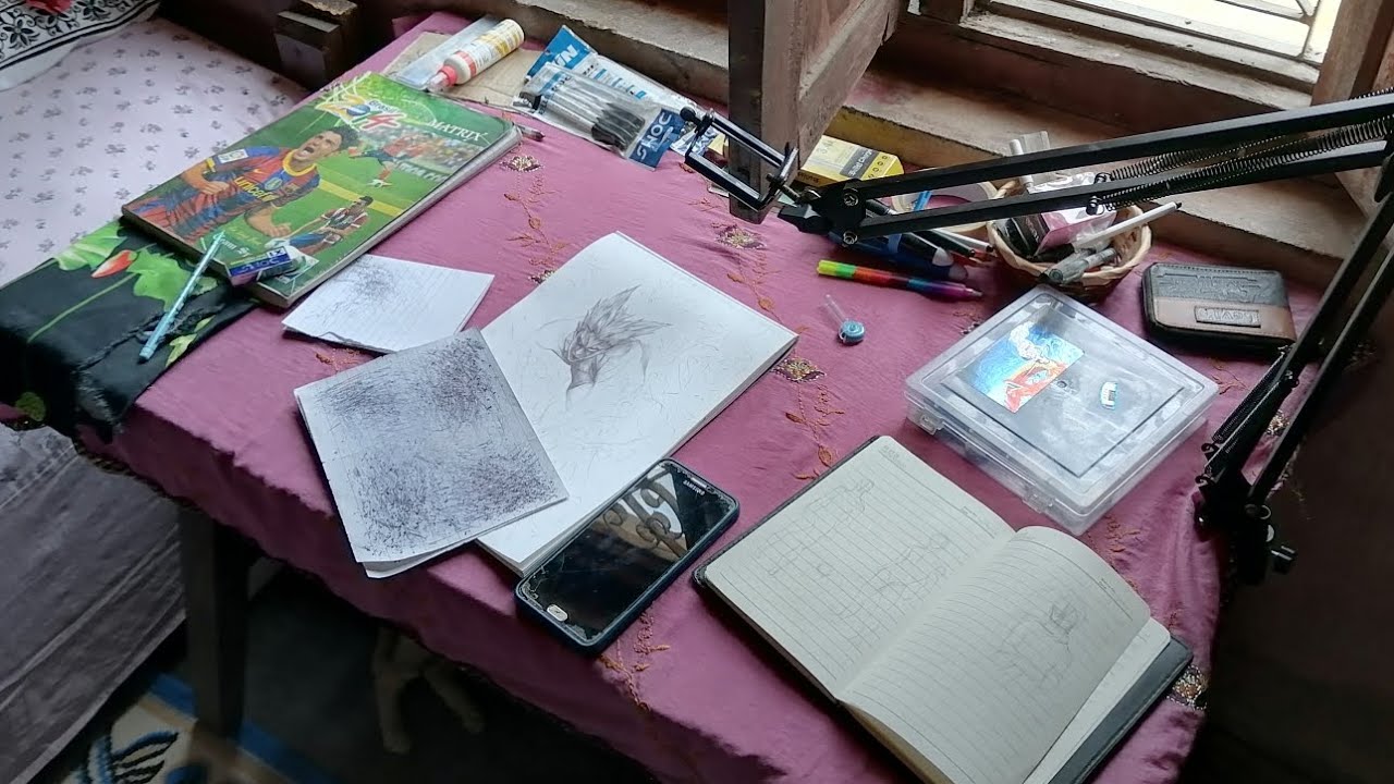 My Art Set up - YouTube