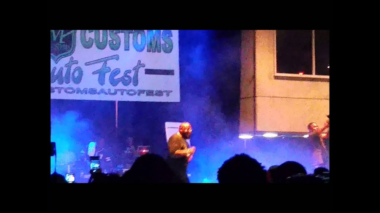 RICK ROSS @ MOE'S CUSTOM AUTO FEST CAR SHOW !!! [8.16.15] - YouTube