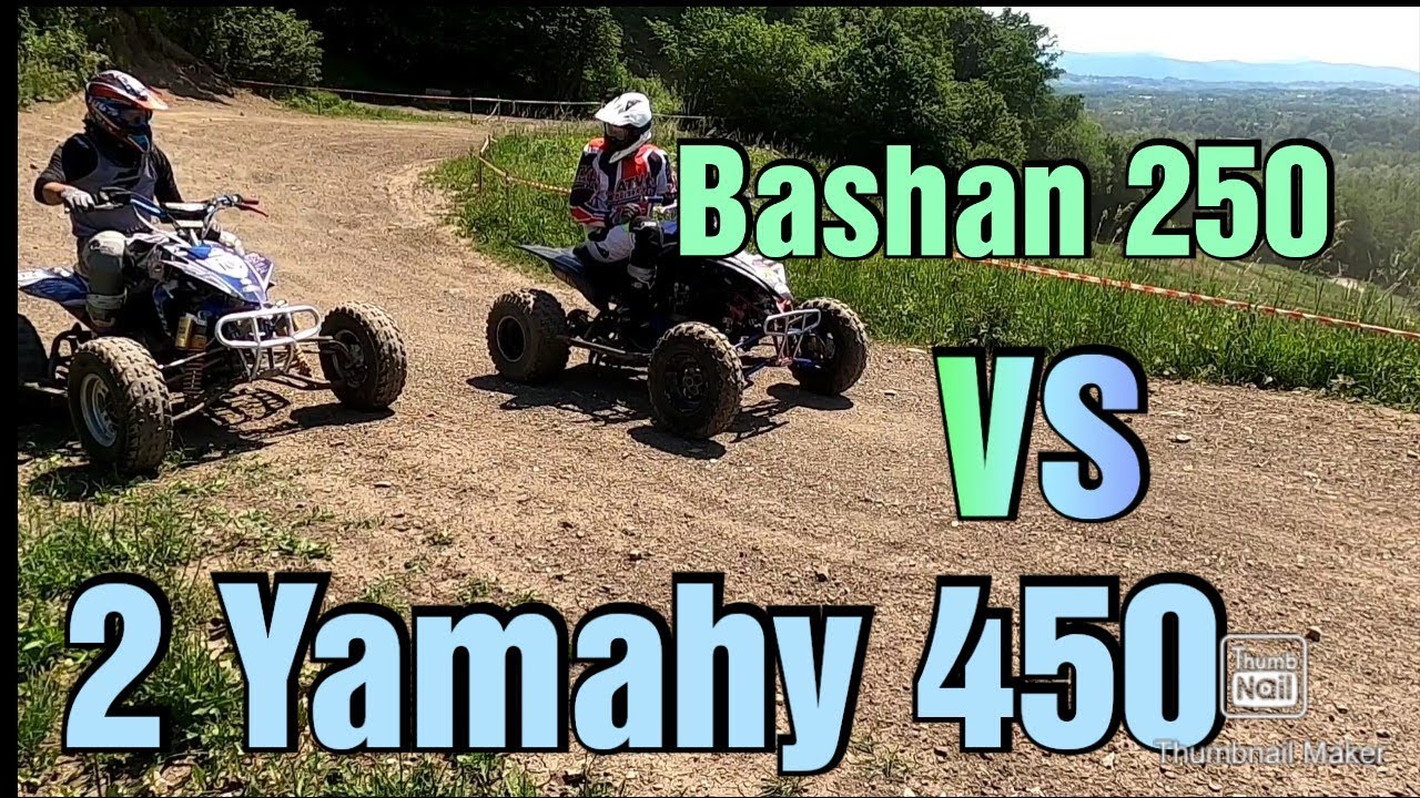 2 Yamahy 450 VS Bashan 250 / Atv / Quad - YouTube