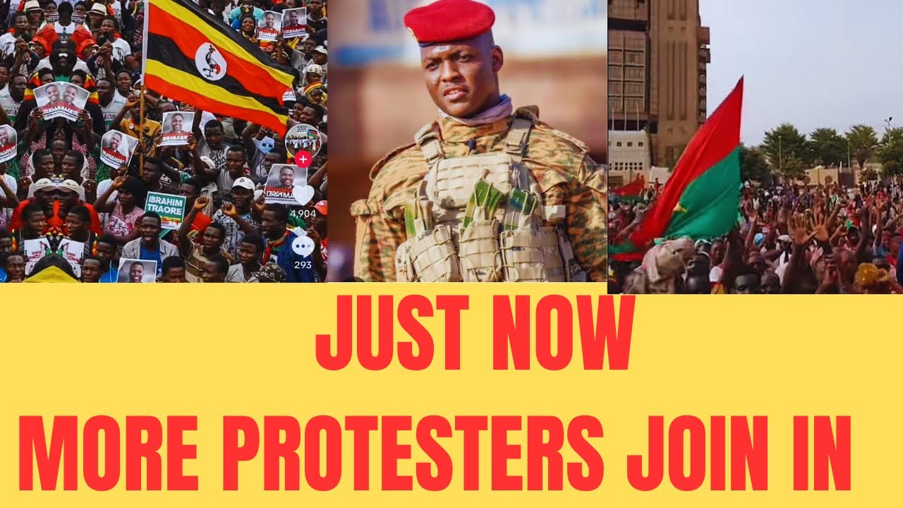 IBRAHIM TRAORE GETS UNSTOPPABLE SUPPORT AS MORE PROTESTERS JOIN IN # ...
