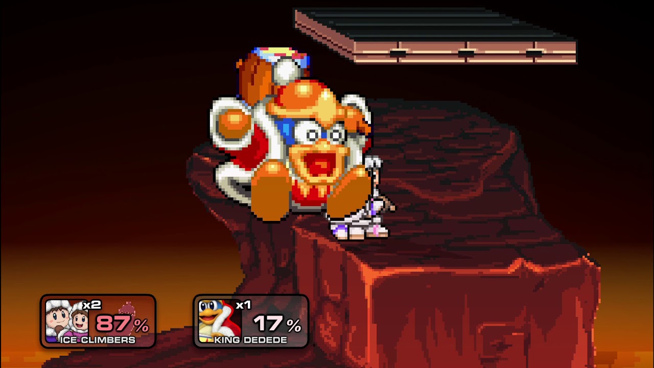 SSF2- ICE CLIMBERS VS KING DEDEDE - YouTube