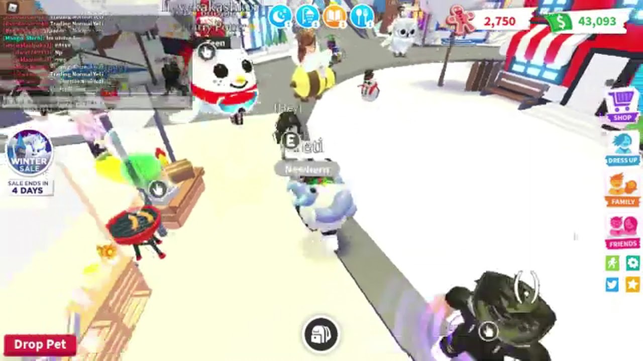 What People Will Offer For A Yeti In Roblox (Adopt Me) - YouTube