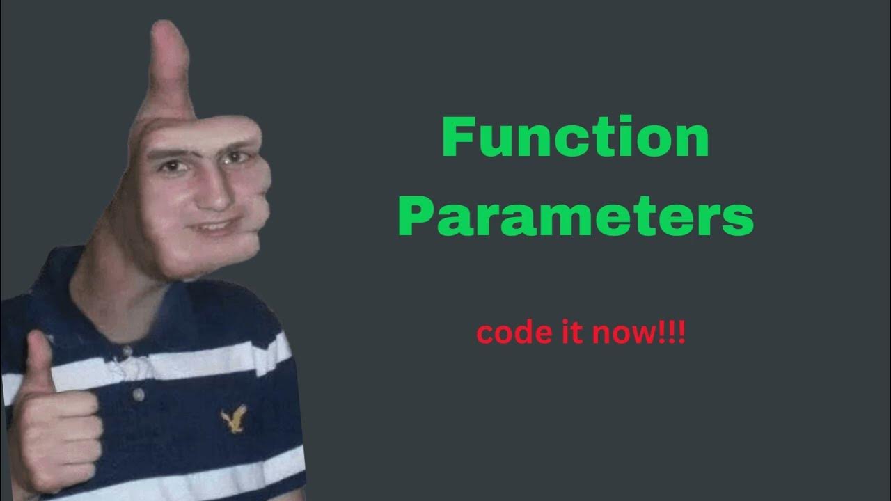 Easy And Maintainable Ways To Get Multiple Parameters In Functions Python Youtube