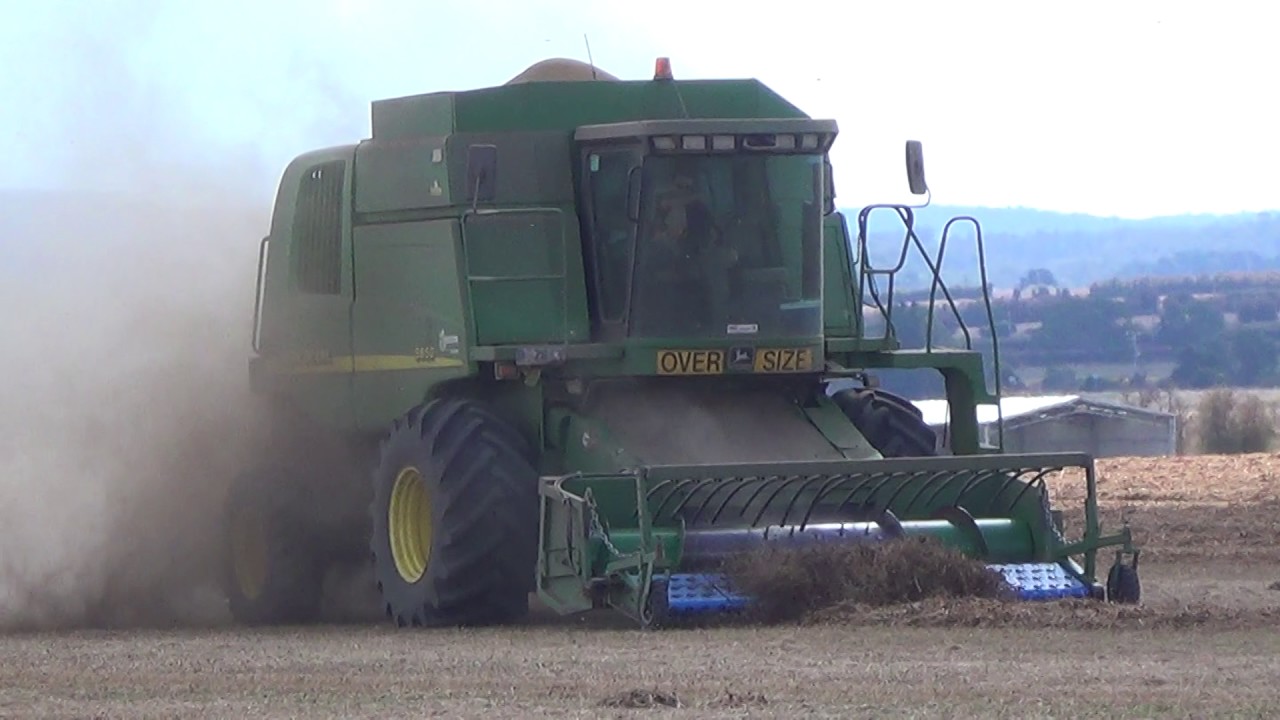 Hagley Clover Seed Harvest Part 1. - YouTube