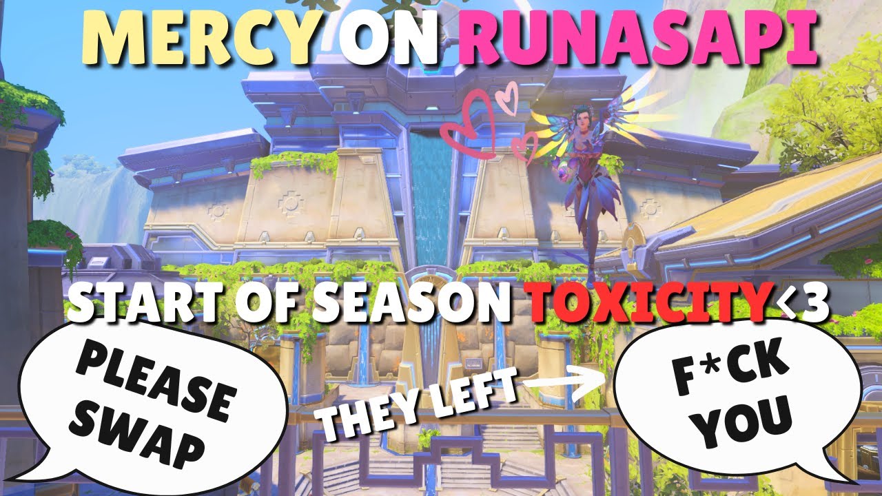 New Season, Same Game🥲 NEW MAP RUNASAPI!🌺 Long Mercy Gameplay (ft. Ana ...