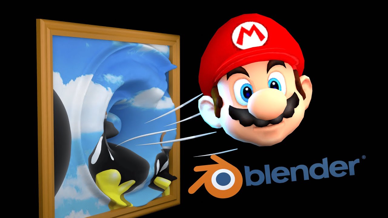 Blender VFX Tutorial| Mario 64 Painting Portal - YouTube