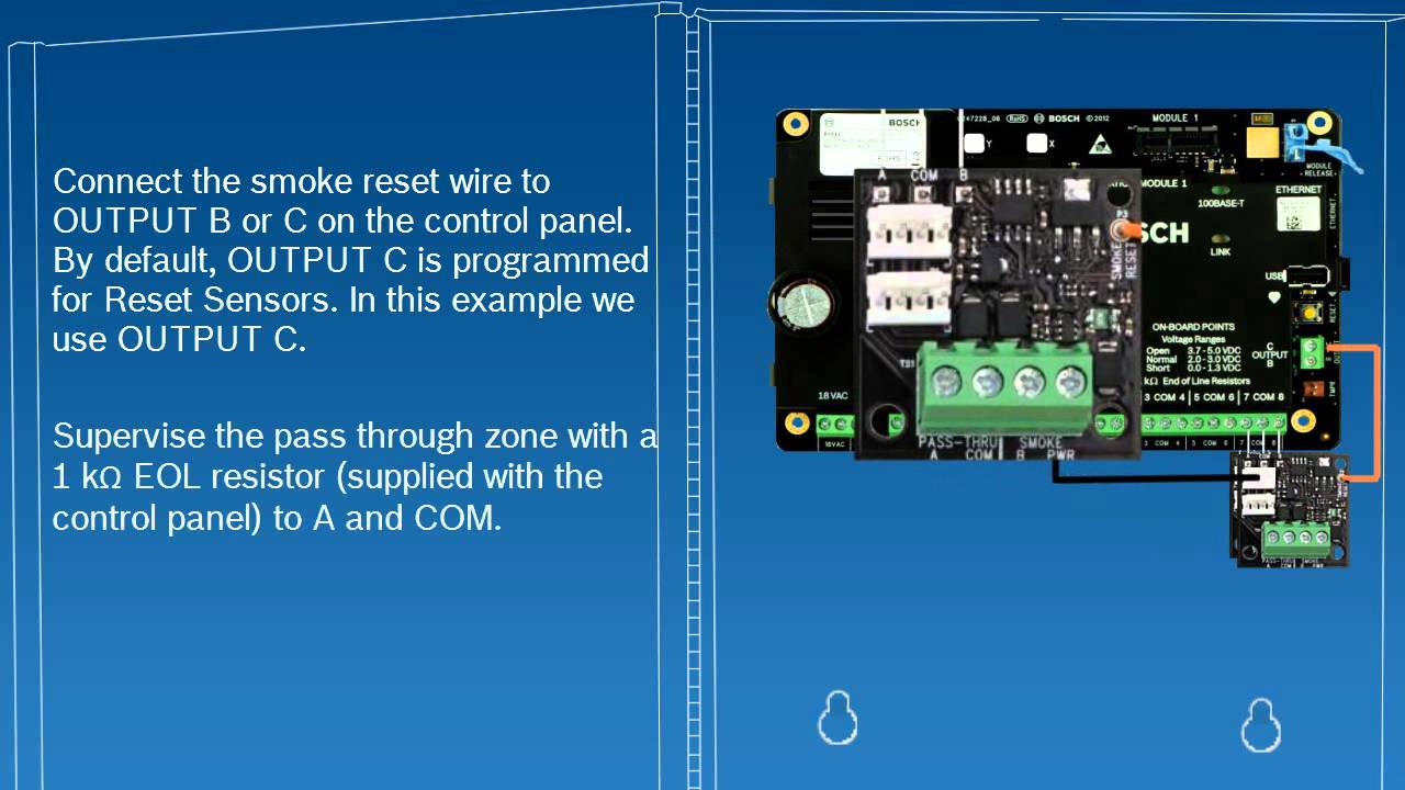 How to Wire and Program the B201 on the B5512 - YouTube
