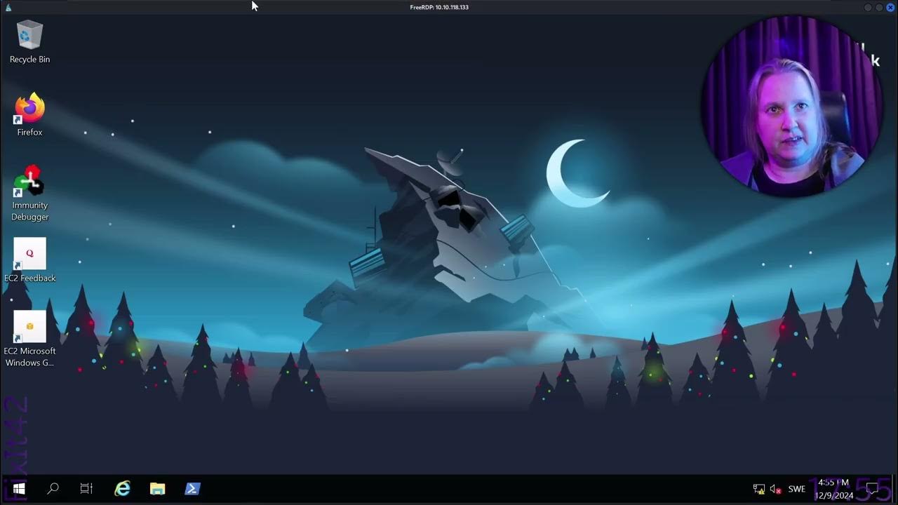 Advent of Cyber 2024 - Day 8 - Running Shellcode from Powershell with help from C# - YouTube
