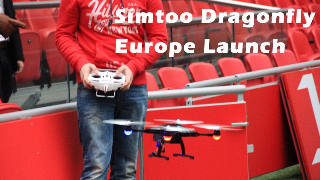 Simtoo Dragonfly Drone Europe Launch in Amsterdam Arena by CRTV.NL ...