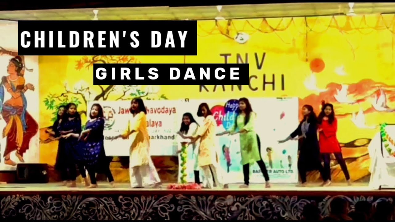 🔰Happy Children's Day || Jnv Ranchi Girls Dance Video 💃|| Class 7th ...