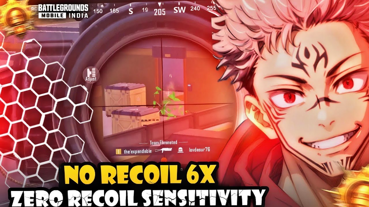 bizon no recoil 6x | 6x no Recoil Spray | 6X Zero Recoil sensitivity|6x ...