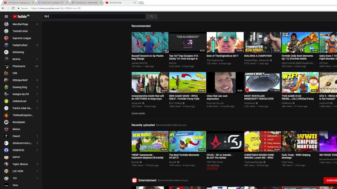 Sub2Krovic And me XD Live Stream - YouTube