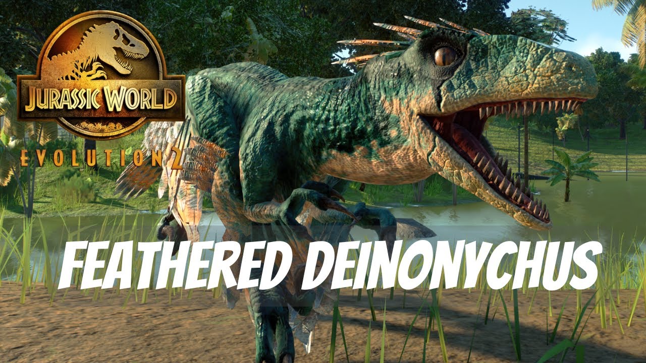 JWE 2: Feathered Deinonychus Mod Showcase - YouTube