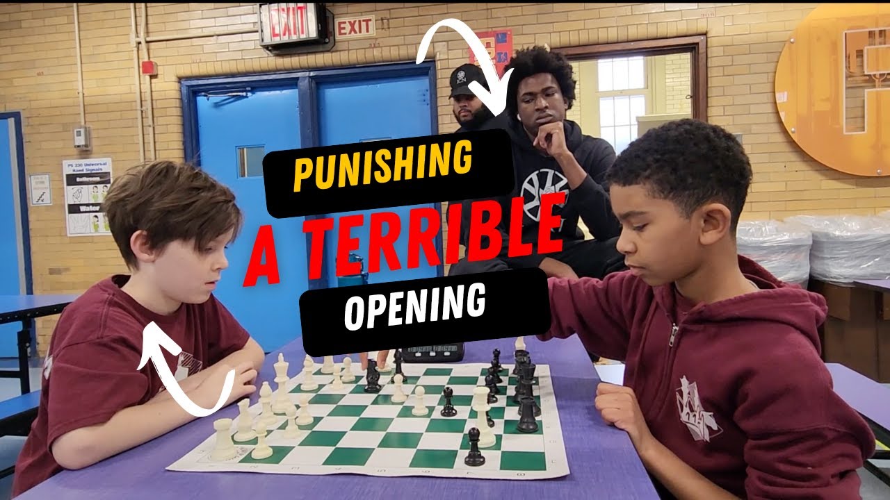 School Kid Dominates with d4 in Thrilling Chess Match! - YouTube