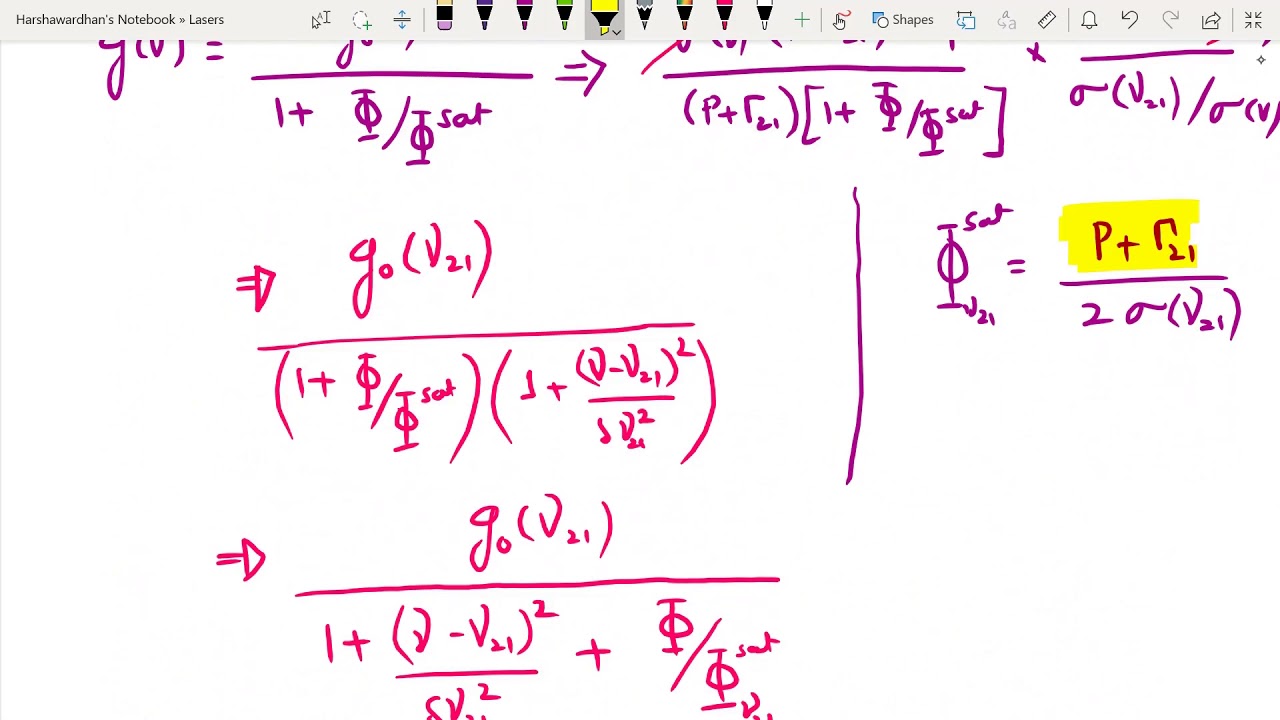 PSE602-L-26-Small Signal Gain and Gain Saturation - YouTube