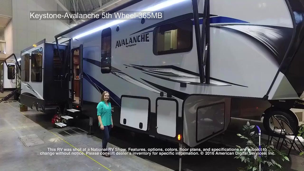 2017 Keystone RV-Avalanche-365MB - YouTube