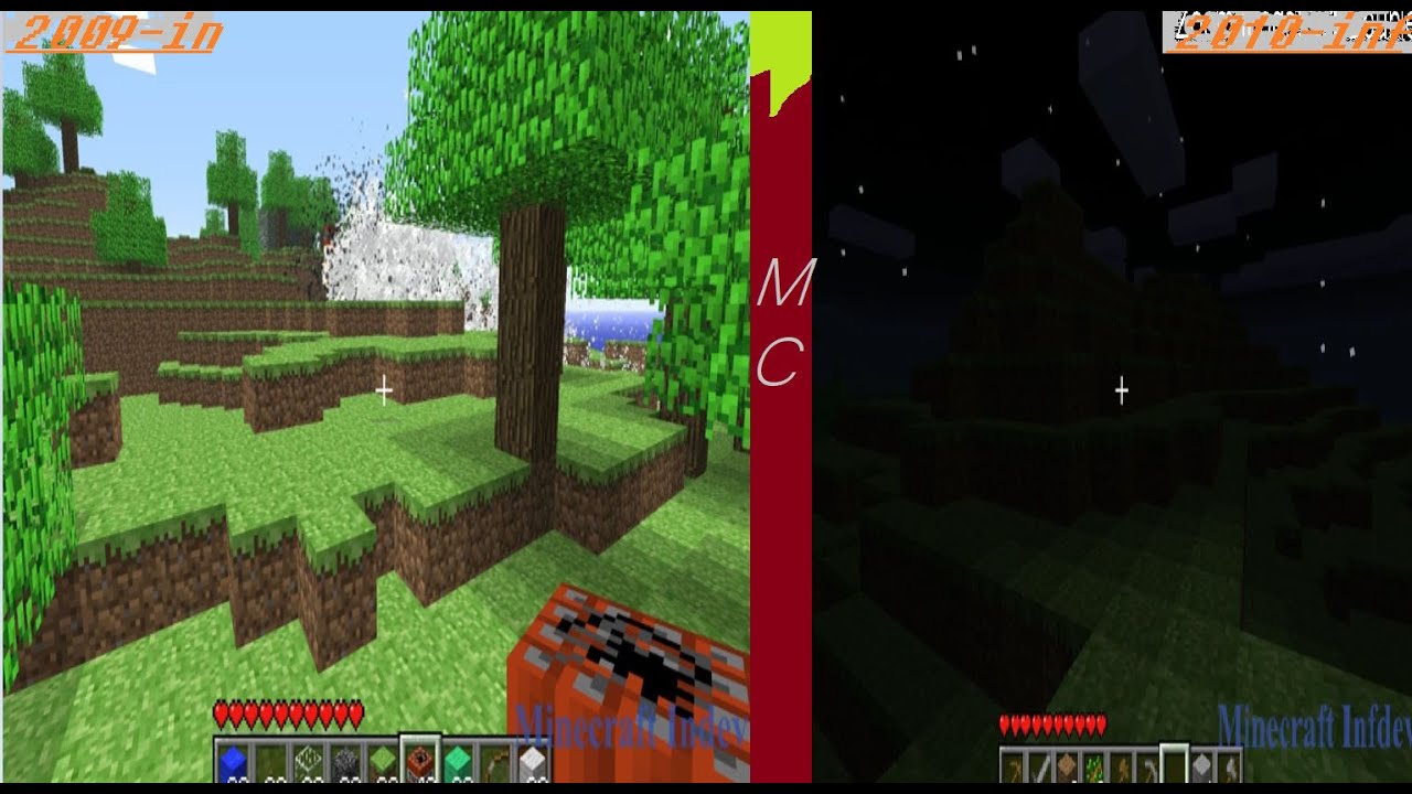 Indev vs Infdev- Minecraft - YouTube