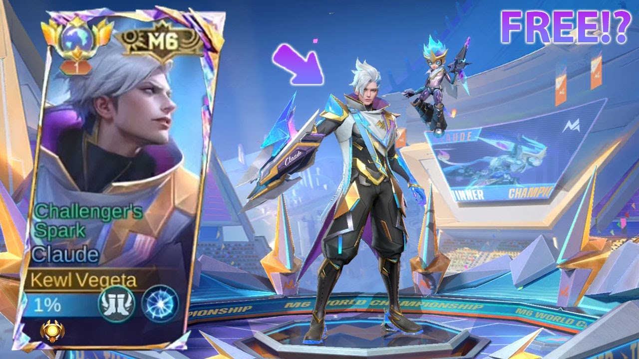 Challenger's Spark Claude New M6 Skin Gameplay - YouTube